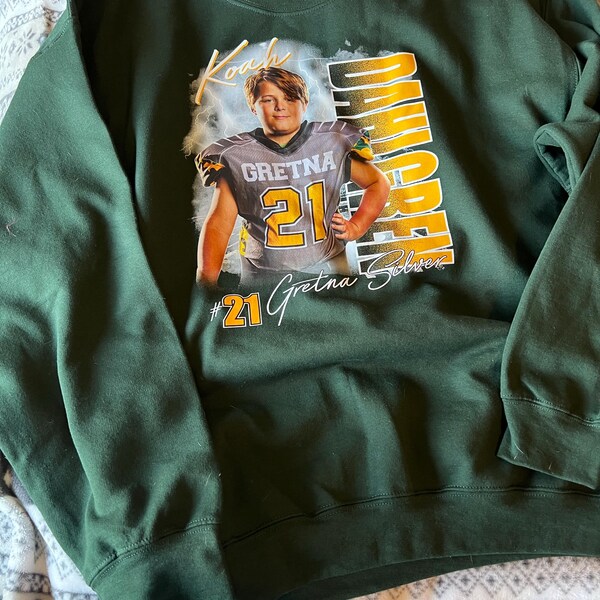 Custom Puff Tank, Custom Sports Puff Tank, Custom Cursive Tank Top ...