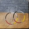 Native American Style Medicine Wheel Hoop Earrings - Etsy