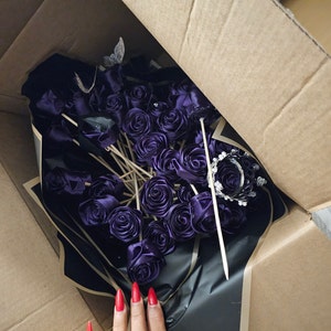 Messi Bouquet Eternal Roses Bouquet Birthday Gift Anniversary Gift Ramo ...