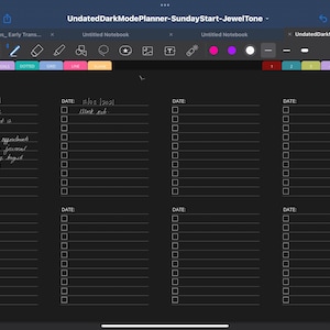 Onenote Flash Cards Template, Onenote Digital Flashcards, Onenote ...