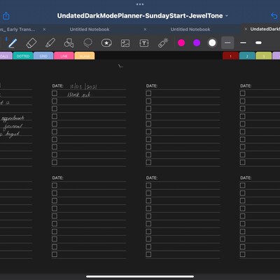 Onenote Flash Cards Template, Onenote Digital Flashcards, Onenote ...