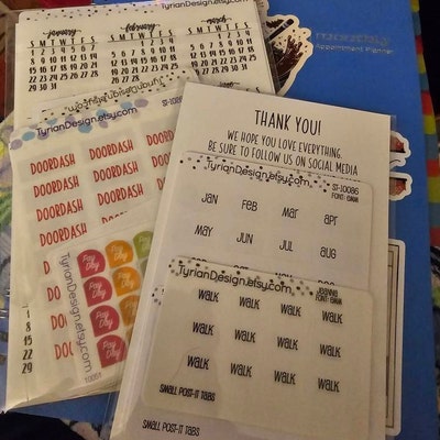 Cell Phone Payment Stickers. Different Color Options. Keep Track of ...