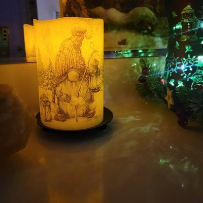 ANGEL Flameless Candle W/timer, Angel Flameless Candle, Flameless ...