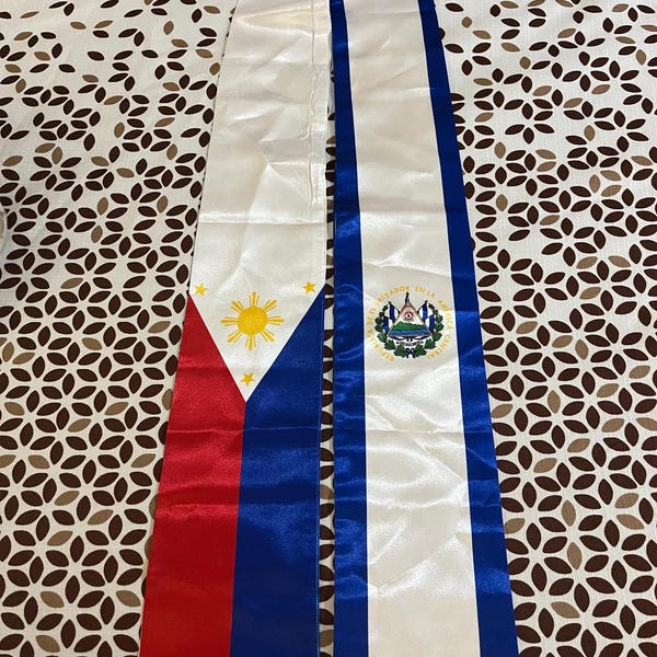 Custom Puerto Rico Graduation Sash, Personalized Latina Graduation ...