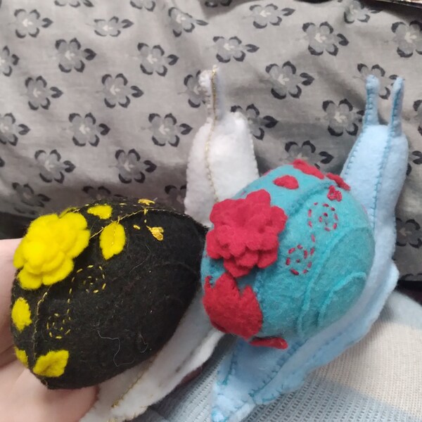 DIY Snail Plush Sewing Pattern & SVG Cut Files, Hand Stitching and ...