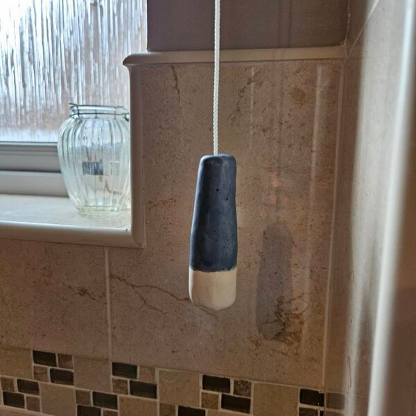 Handmade Bathroom Ceramic Light Pull Handle. Light Switch Pull Cord ...