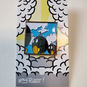 Bob-omb Battlefield Mario 64 Enamel Pin Lapel Pins One Holy Robot - Etsy