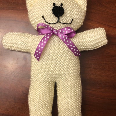 Easy to Knit Teddy Bear PDF Pattern Suitable for Beginner Knitters With ...