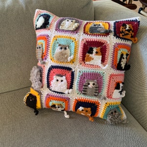 Many Cats Square ENGLISH Crochet Pattern PDF Granny - Etsy Australia