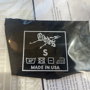 1000 Pcs. Tagless Clothing Labelstagless Labels Iron on | Etsy