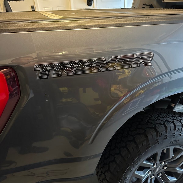 Tremor Metal Gold Decals Package Truck Bed Side F150 F250 - Etsy