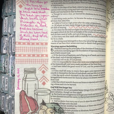 Meat or Milk, Pure Spiritual Milk, Bible Journaling, Traceable ...