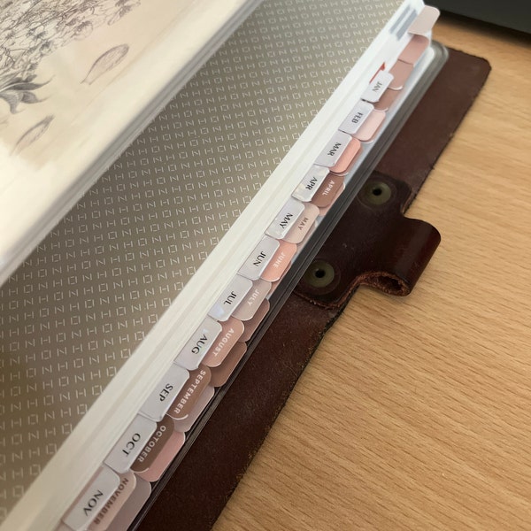 Neutral Planner Tab Stickers | Premium Matte Vinyl Stickers for Planers ...