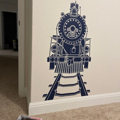 Steam Engine 1895 Locomotive Train Wall Decal - Etsy