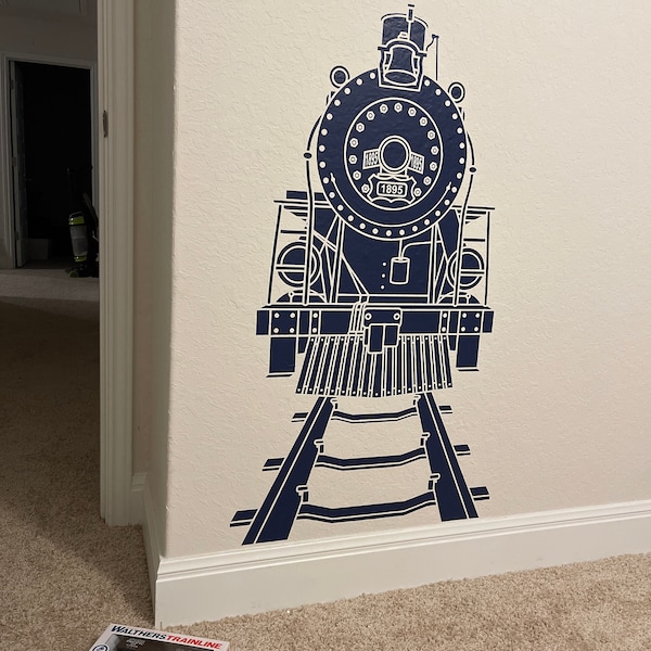 Steam Engine 1895 Locomotive Train Wall Decal for Your Train Themed ...