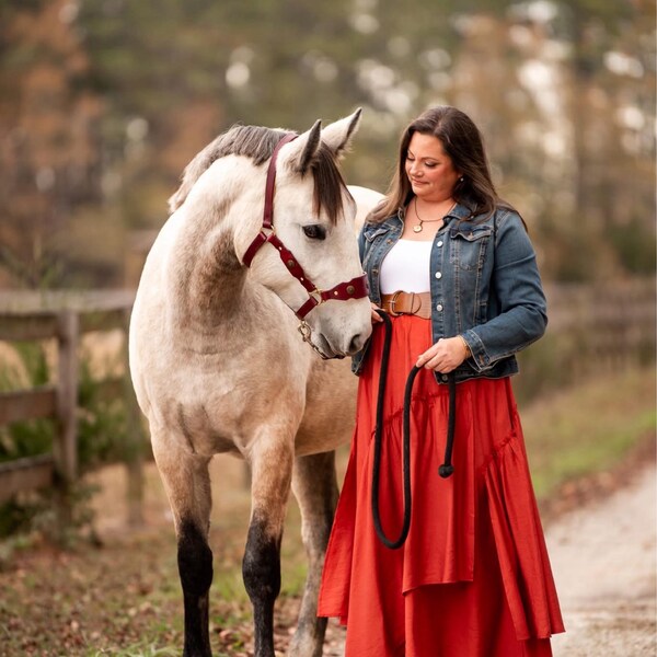 Noseband With Chain Lazypony, Handcrafted Cavesson With Chain, Metal ...