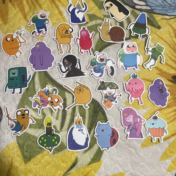 Adventure Time Stickers, Vinyl Stickers, 10-50 Pcs Random Pack, FREE ...