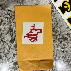 Texas State Outline Vinyl Decal - Etsy