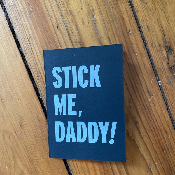 Stick Me, Daddy! – Reusable Sticker Passport Book – Reusable Decal Note ...