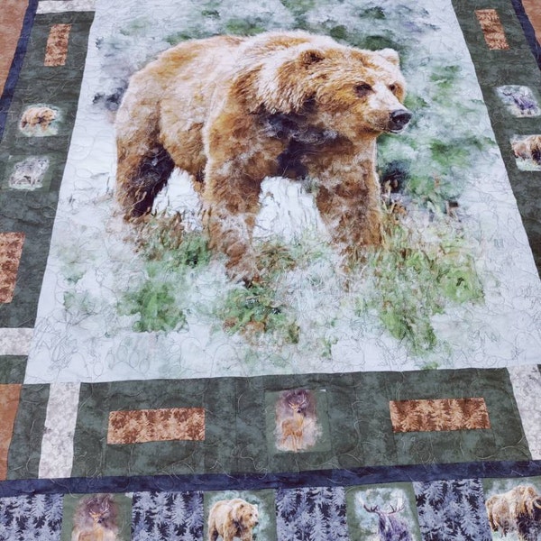 Old Queen Bee - Honey Bee and Honeycomb Edge to Edge E2E Digital Quilting Pattern for Longarm ...