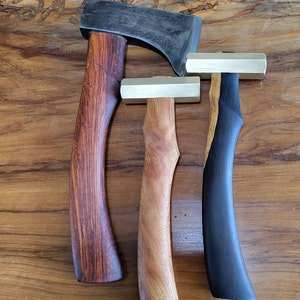 Forged Handmade Viking Style Steel Sickle Blade Blank Axe Head Throwing ...