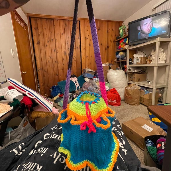 BINGO Bag Crochet Pattern | Pattern ONLY | US Crochet Terms | Pocket ...