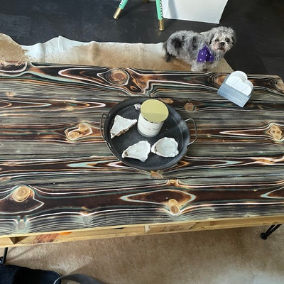 Reclaimed Retro Pallet Coffee Table 'evil Eye' in - Etsy