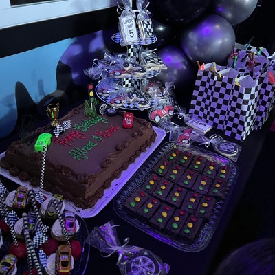 Formula One Theme Party Favors, First Birthday Cookies, Race Theme ...