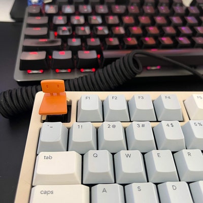 Horror TV Tab Keycap, Artisan Keycaps, Gothic Keycap, Custom Keycap, 3d ...