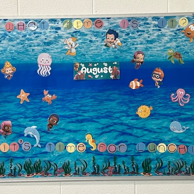 Jellyfish Birthday Display, Printable Classroom Birthday Chart, Under ...