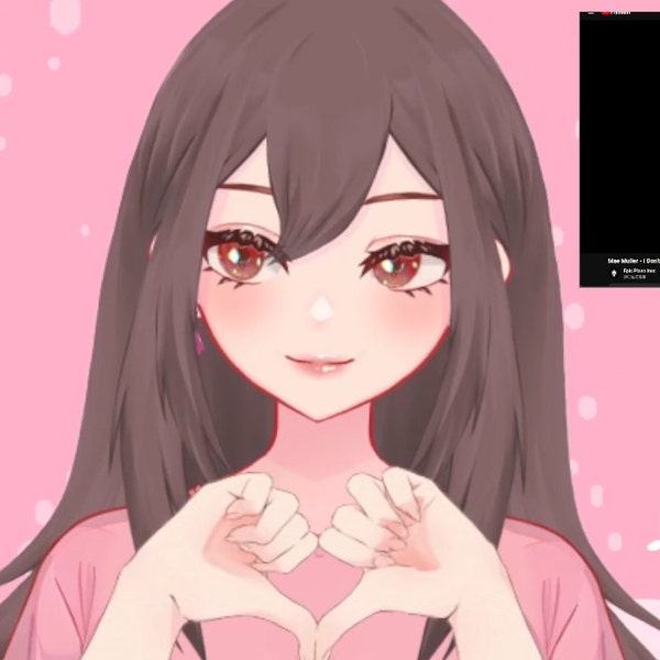 Vtuber Asset Hand Asset Heart Hand Sign - Etsy