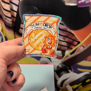 Sundrop & Moondrop Candy Stickers Candy Bags Security Breach Glitter ...