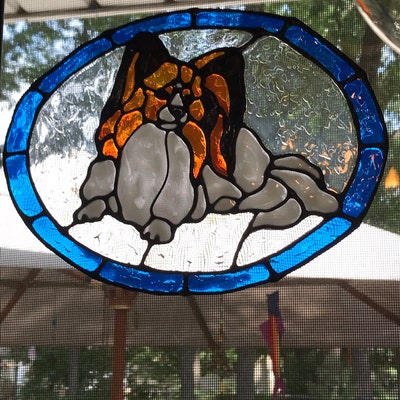 Giraffe Safari Stained Glass Window Cling - Etsy