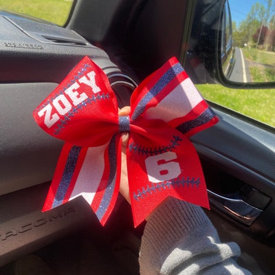 Custom Cheer Bow in Your Team Colors, Great Gameday Cheer Bow ...
