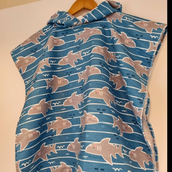 Hooded Poncho Towel Sewing Pattern • PDF Instant Download • Bath Towel ...