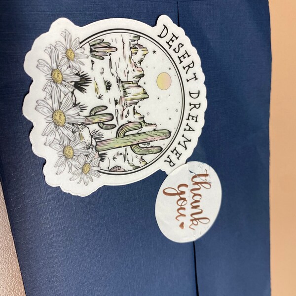 Desert Dreamer Sticker, Western Stickers, Clear Label, Western Car ...