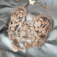 Light Green Luna Moth Resin Mermaid Corset Bra Top Cosplay Costume ...