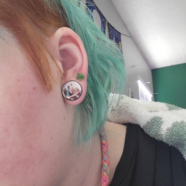 16G Tiny Frog Internally Threaded Cartilage Stud/daith Studs/tragus ...