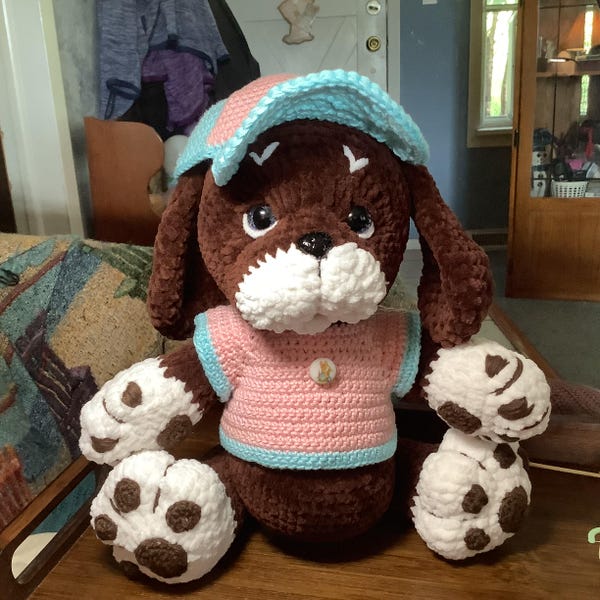 Crochet Dog Pattern, Plush Dog Toy, Amigurumi Dog Pattern, Crochet ...