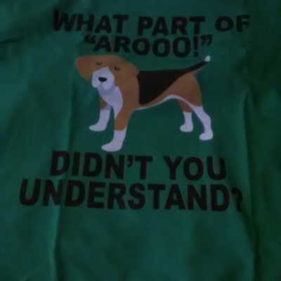 What Part of arooo Didn't You Understand Beagle T Shirt Beagle Shirt ...