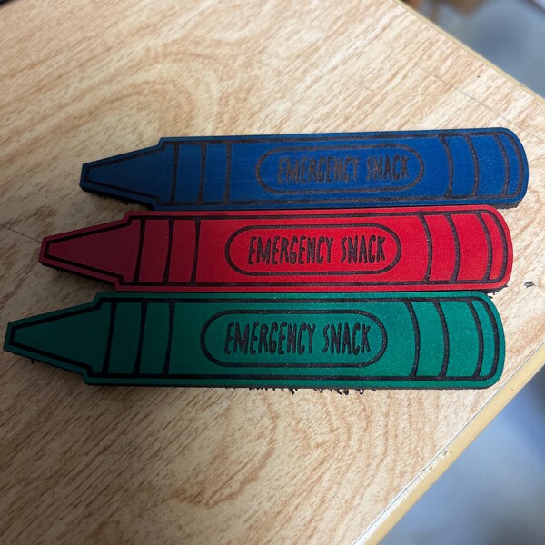 Leather Patch | Emergency Snack | Morale Patch | Military | Crayon ...