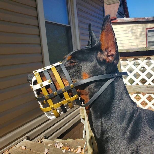 Biothane Basket Dog Muzzle Open Nose - Adjustable - Extra Small to ...