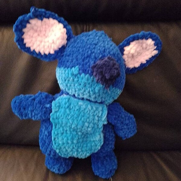 Crochet Blue Alien Pattern, Koala Crochet , Plush Toy, English and ...