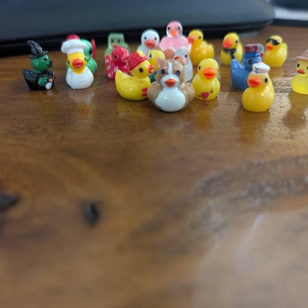 Mallard Ducks Mini Resin Ducks, Fairy Garden, Dollhouse, Trinkets, I ...