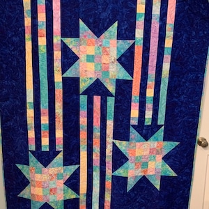 Mod Flower Box Quilt Pattern in Wall/lap and Large Size | Etsy