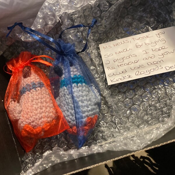 Squashed Rat Bookmark, Hand Crocheted, Quirky Mouse Bookmark, Ideal ...