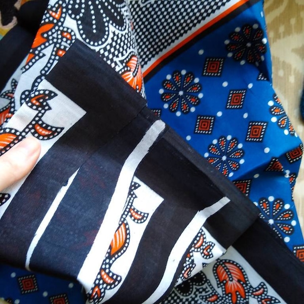 African Fabrics Kanga Khanga Sarong /fabrics for Dress Bags,skirt ...