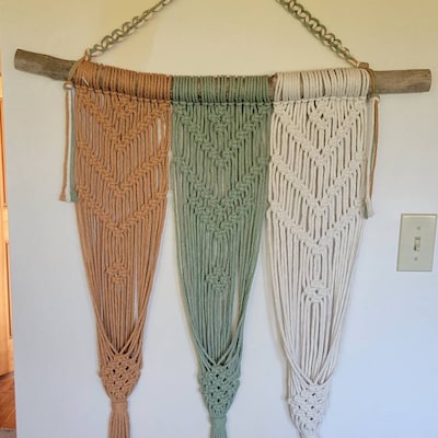 Macrame Feather PDF Pattern, DIY Macrame Leaf Macrame, Tutorial for ...