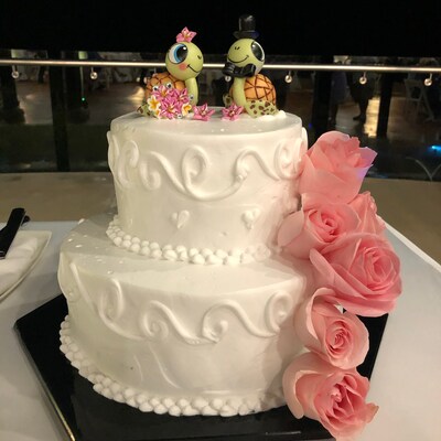 Sea Turtle Cake Topper, Wedding Custom Cake Topper, Sea Animal Cake ...