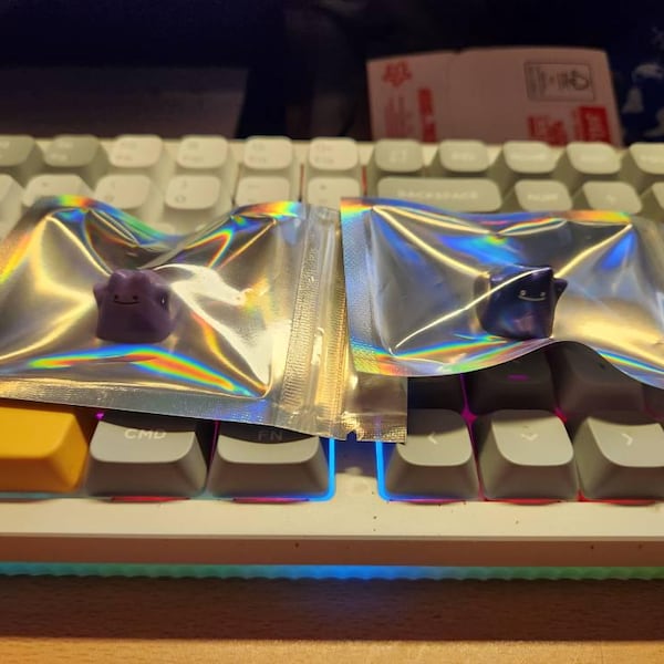 Spooky Skull Cat | Cute Kawaii Halloween Handmade Keycap | Multishot ...